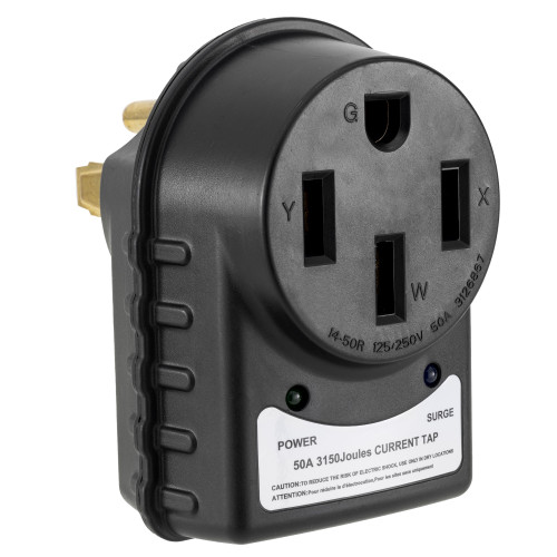 RV 50 Amp Adapter Surge Protection Plug - RecPro
