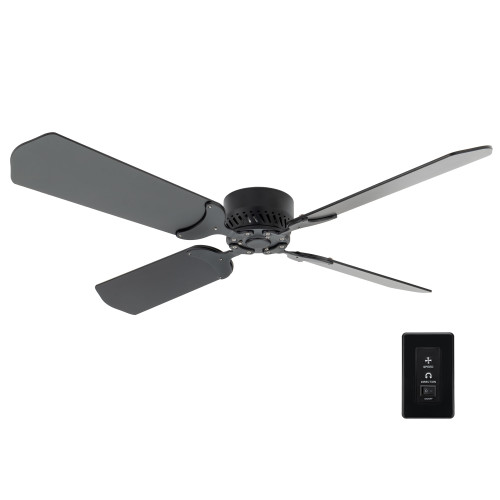 RV Ceiling Fan 12V 42" Matte Black Finish - RecPro