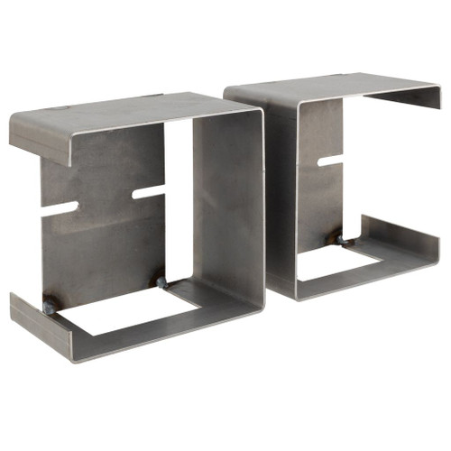 Steel Trailer Square Tail Light Mounting Boxes | Set of 2 - RecPro