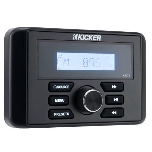 Water Resistant Marine Digital Media Receiver Bluetooth Stereo with ...