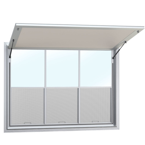 Custom Concession Stand Windows and Awnings with 3 Vertical Lift ...