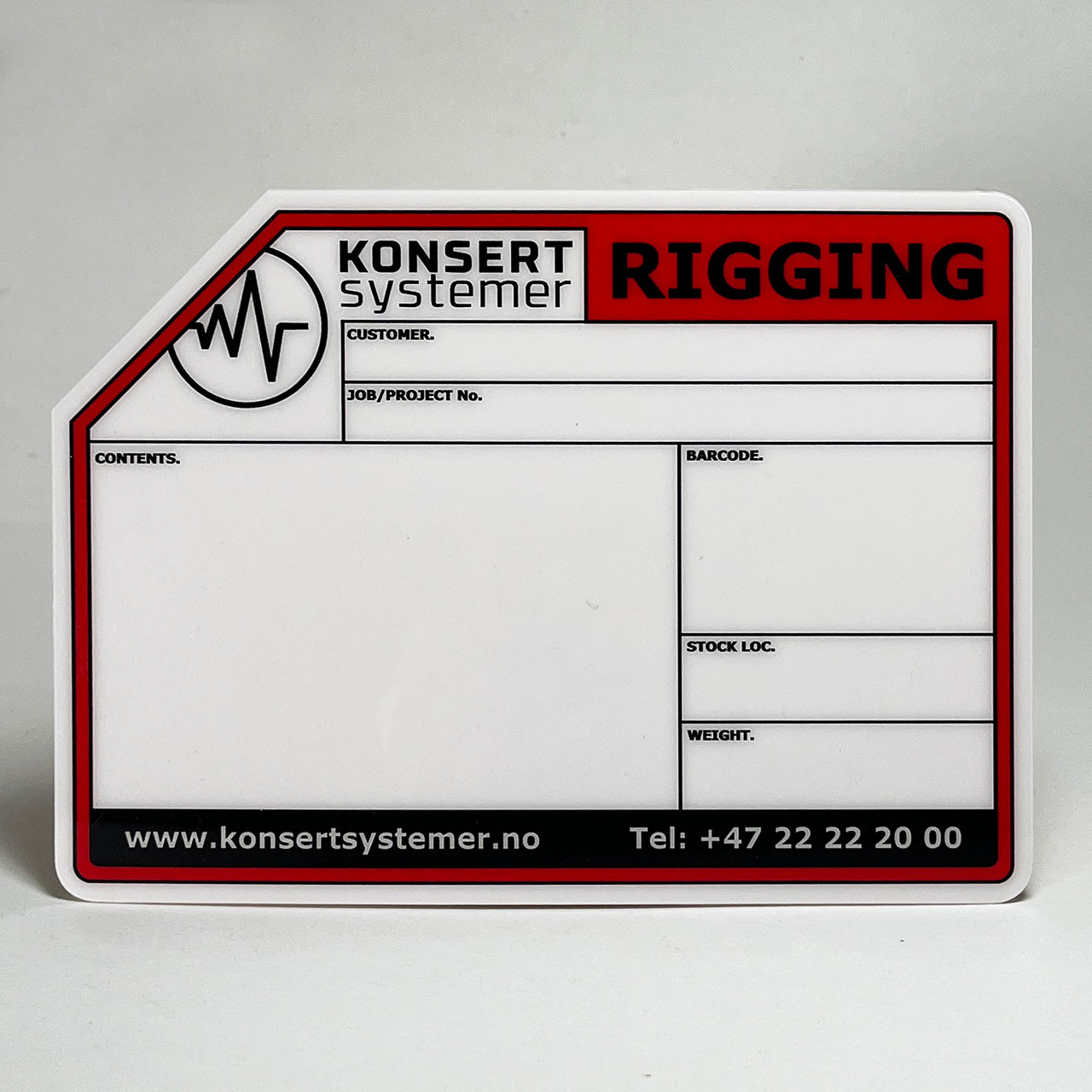 Custom Road Case Labels - Monkey Wrench Productions