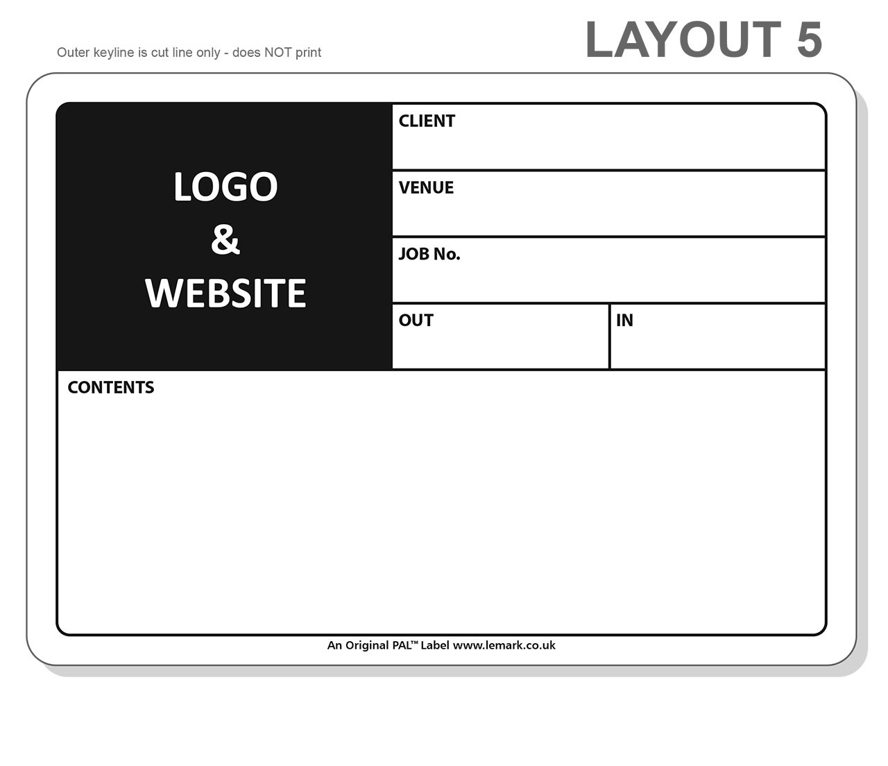 Custom Road Case Labels - Monkey Wrench Productions
