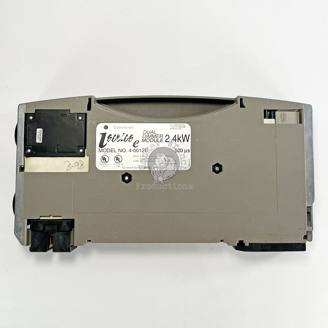 Colortran i-series e Dual 2.4K Dimmer Module - Monkey Wrench Productions