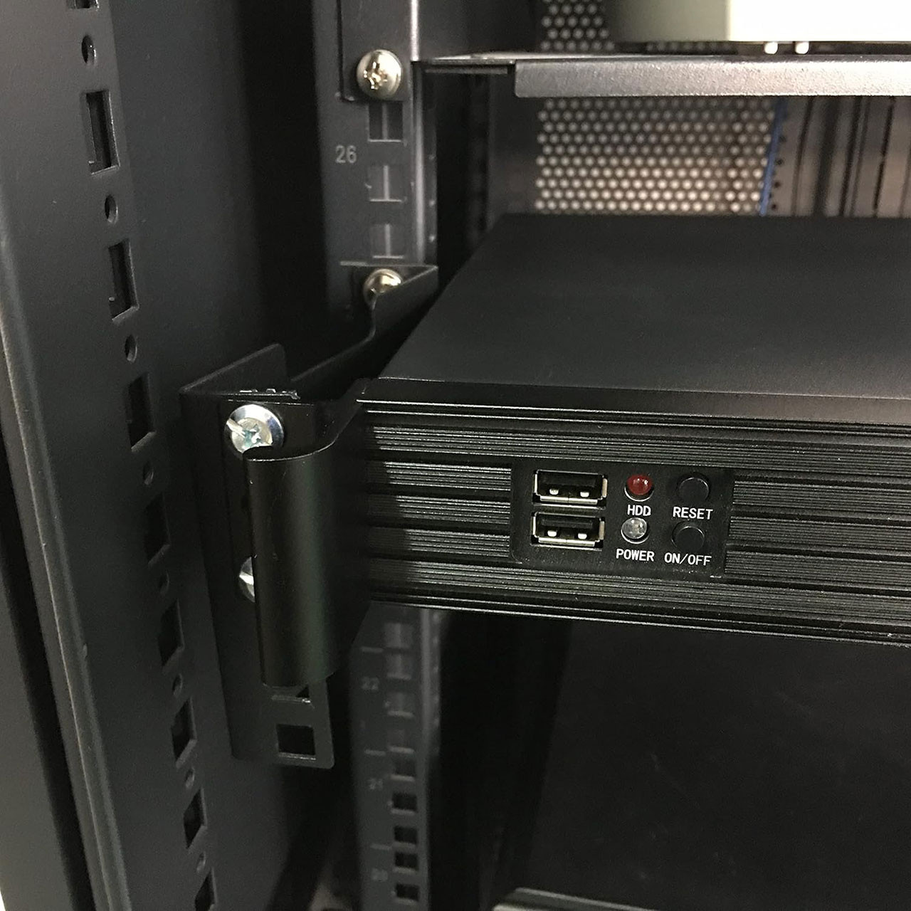 Server Rack Depth Extender 2U x 4" Deep - Recessed Rack Mount Adapter ...