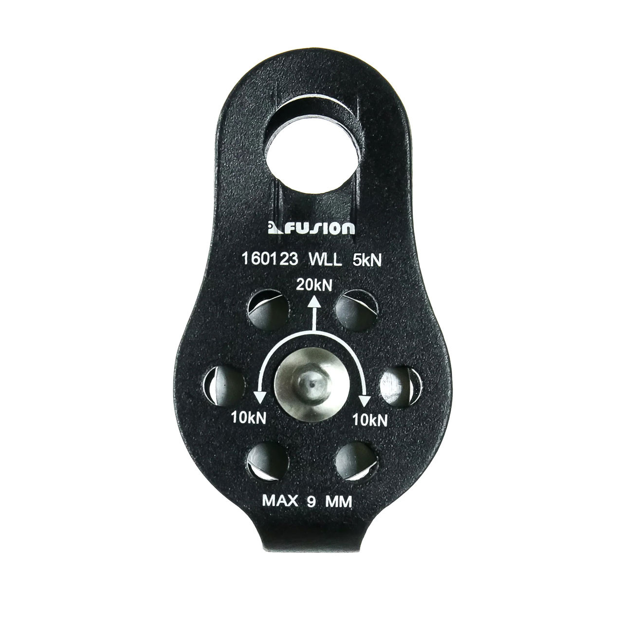 Fusion FP-8149 Nuro Fixed Side Aluminum Pulley, Black - Monkey Wrench ...