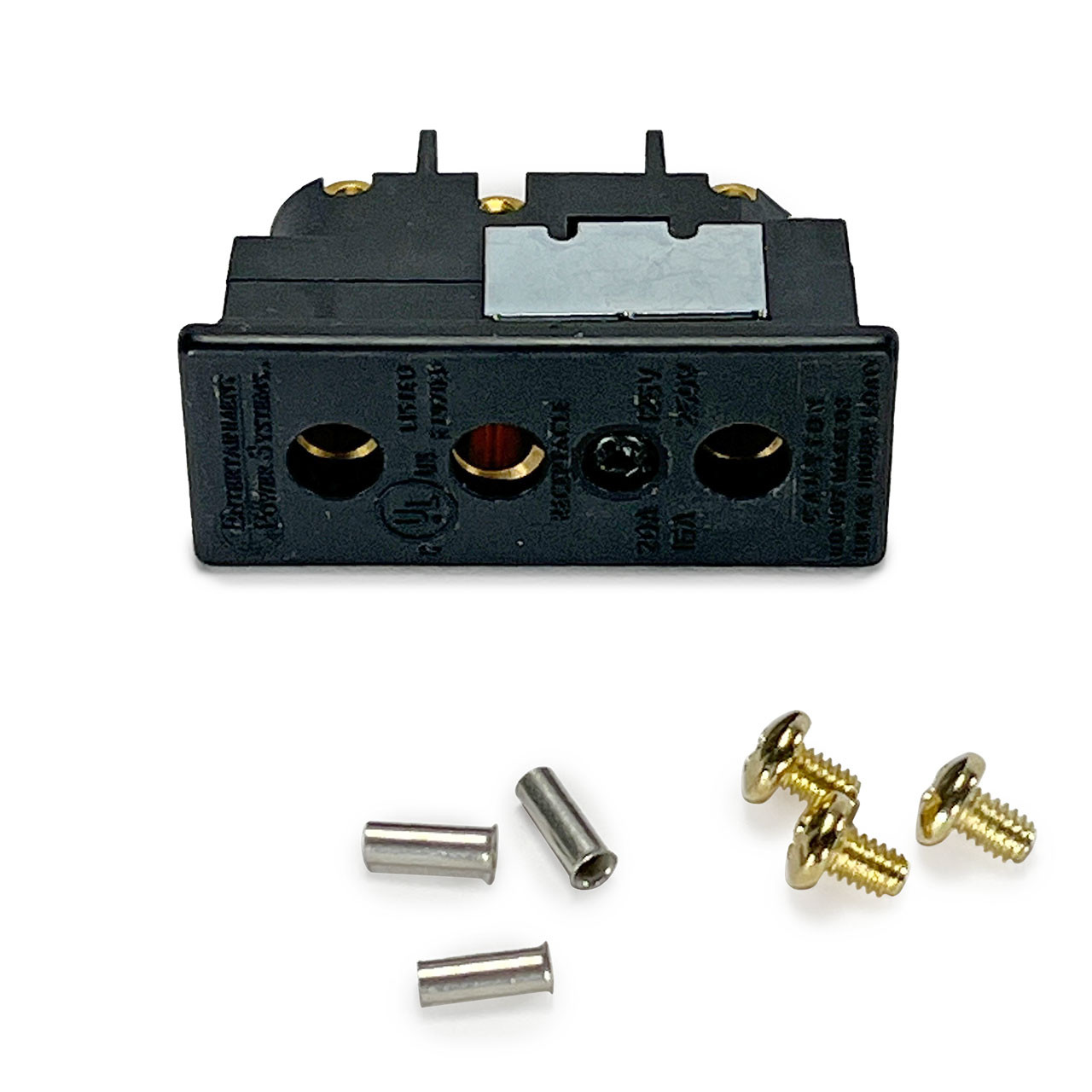 Stage Pin (2P&G) Female Panel Mount Receptacle 20A 125V - Monkey Wrench ...