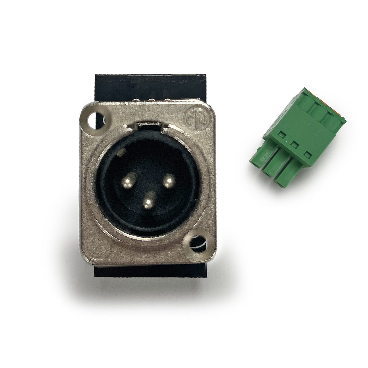 EZ Term 3-Pin Male XLR Connector with Terminals
