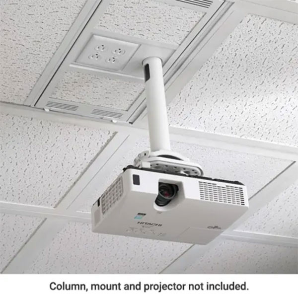 Chief CMS491C 1' x 2' Above Suspended Ceiling Storage Box with Column ...