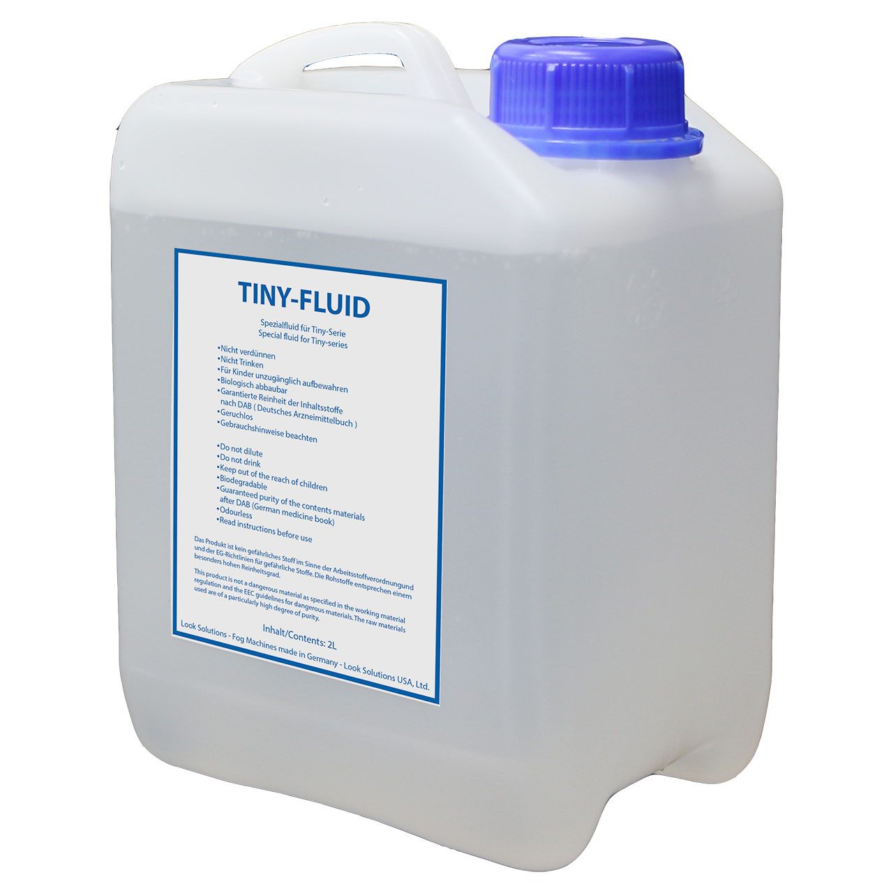 Look Solutions Tiny Fog Fluid 2L Bottle - Monkey Wrench Productions Store