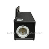 Indu-Electric DOG House Floor Box Distro, L21-30 Input to 3 Breakered ...