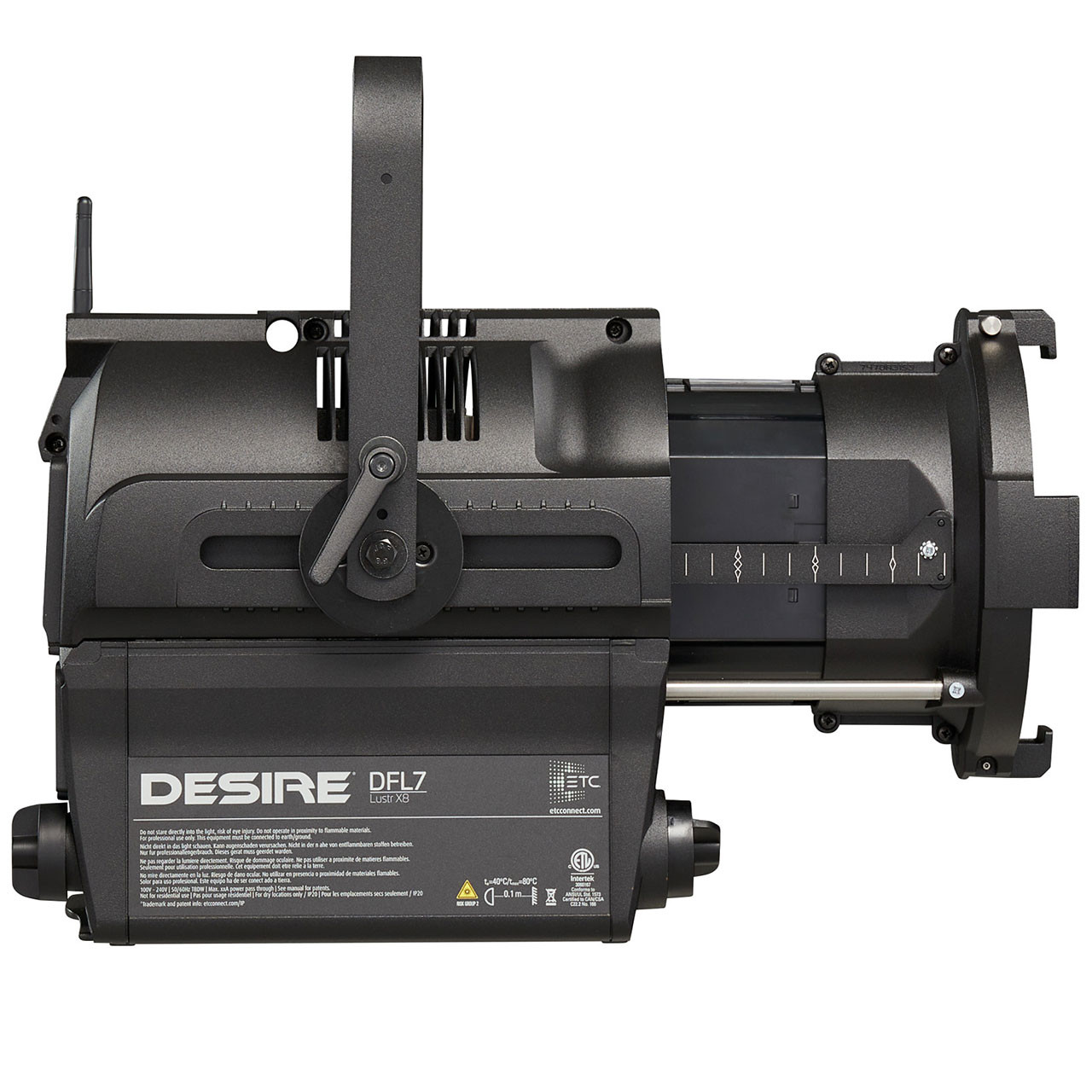 ETC Desire 7" LED Fresnel, Black - Monkey Wrench Productions