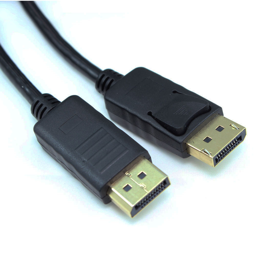 DisplayPort to Displayport (v1.2) Cable 6 ft - Monkey Wrench Productions