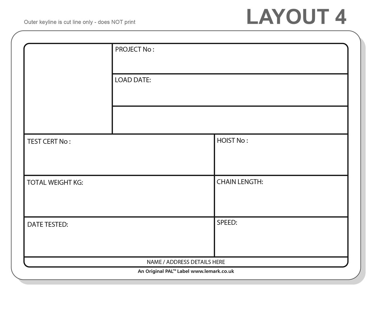 Custom Road Case Labels - Monkey Wrench Productions