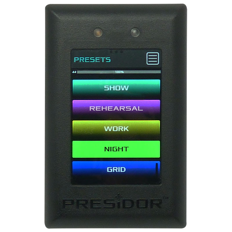 JSI Presidor Wall Station 70 Presets DMX512, Black - Monkey Wrench ...