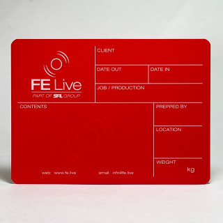 Custom Road Case Labels - Monkey Wrench Productions