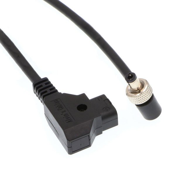 Atomos Monitor D-Tap Power Cable to Locking Right-Angle DC 2.1 Connector