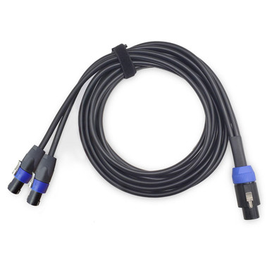 SpeakON Slitter NL8 to (2) NL4