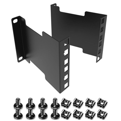 Server Rack Depth Extender 2U x 4" Deep - Recessed Rack Mount Adapter ...