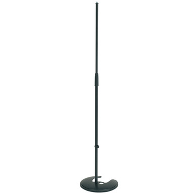 K&M 26045 Microphone Stand with Stackable Round Base, Black - Monkey ...
