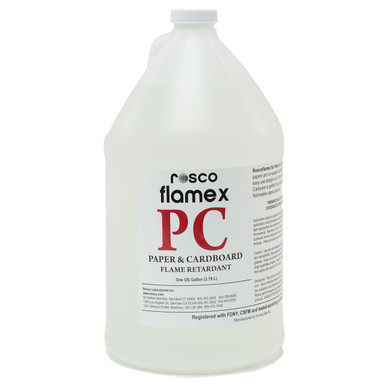 Rosco Flamex PC Paper & Cardboard Fire Retardant Gallon - Monkey Wrench ...
