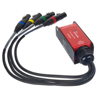 Thomann 5FC Cat Snake Splitter RJ45 to (4) 5-pin XLR Female Tails