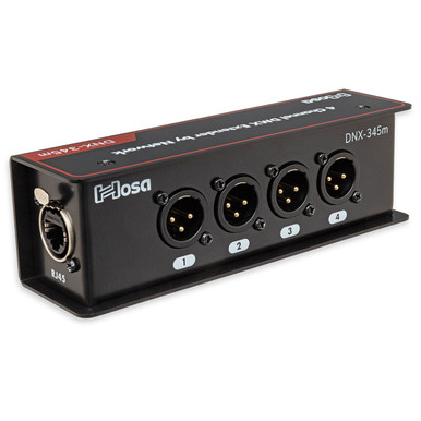 Hosa DNX-345M Ethernet to 3-Pin Male DMX Extender Box - Monkey Wrench ...
