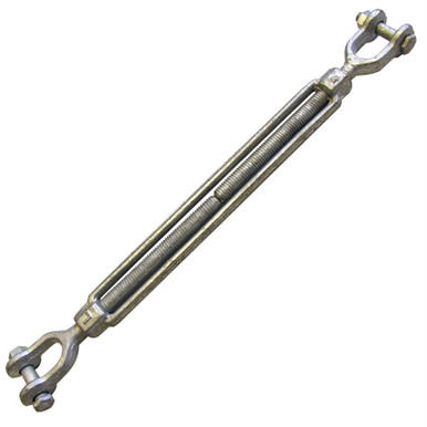 Jaw/Jaw Turnbuckle 5/8 x 6, Forged - Monkey Wrench Productions