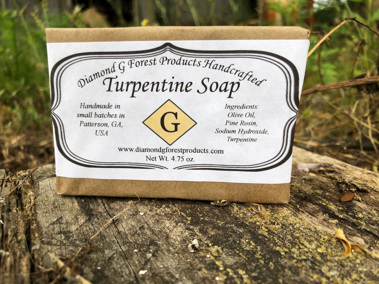 Turpentine Soap - Diamond G Forest Products