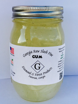 1 lb. Raw Pine Gum - Diamond G Forest Products