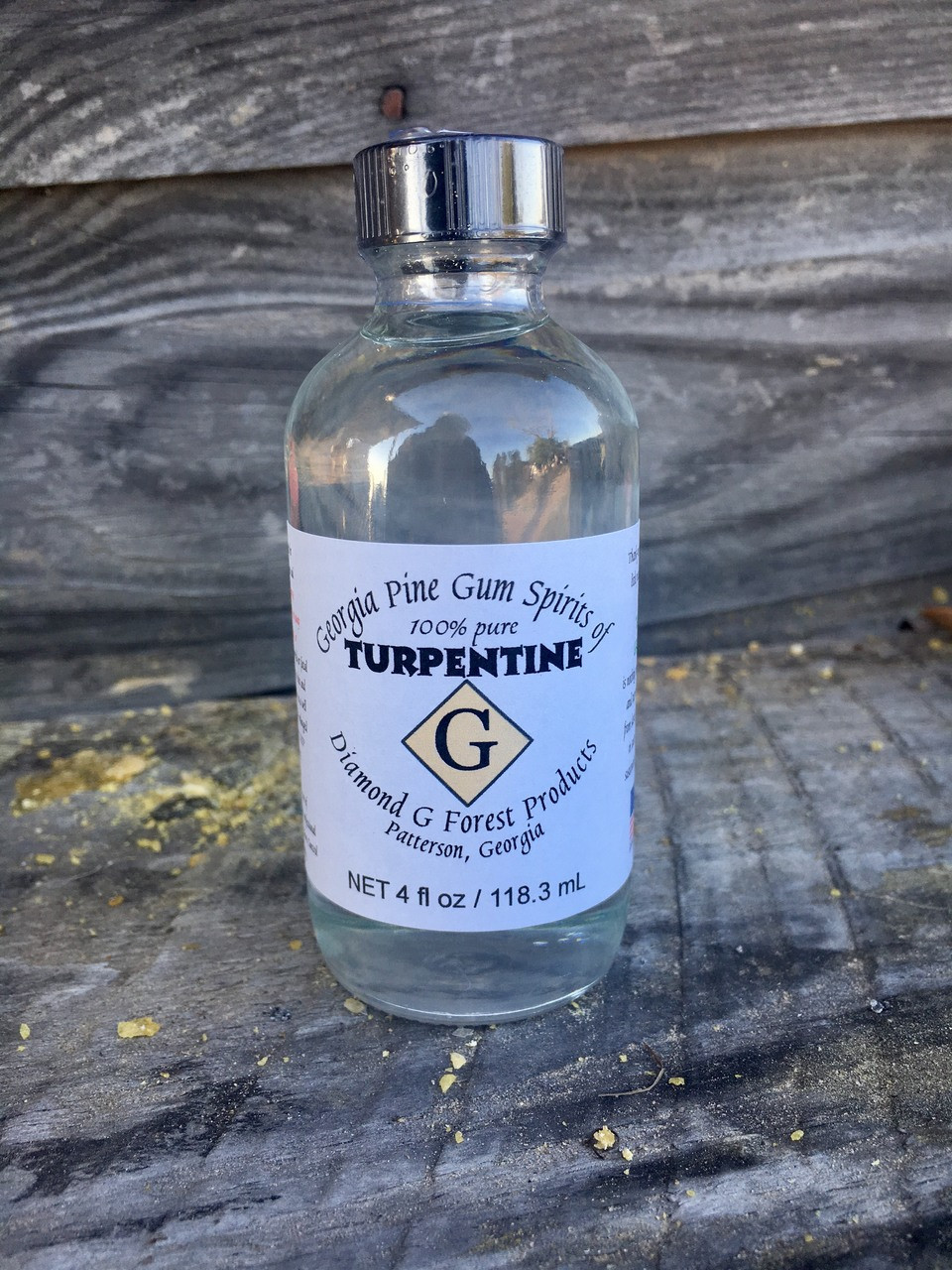 12 Bottle Case of 4 oz 100% Pure Gum Spirits of Turpentine - Diamond G ...