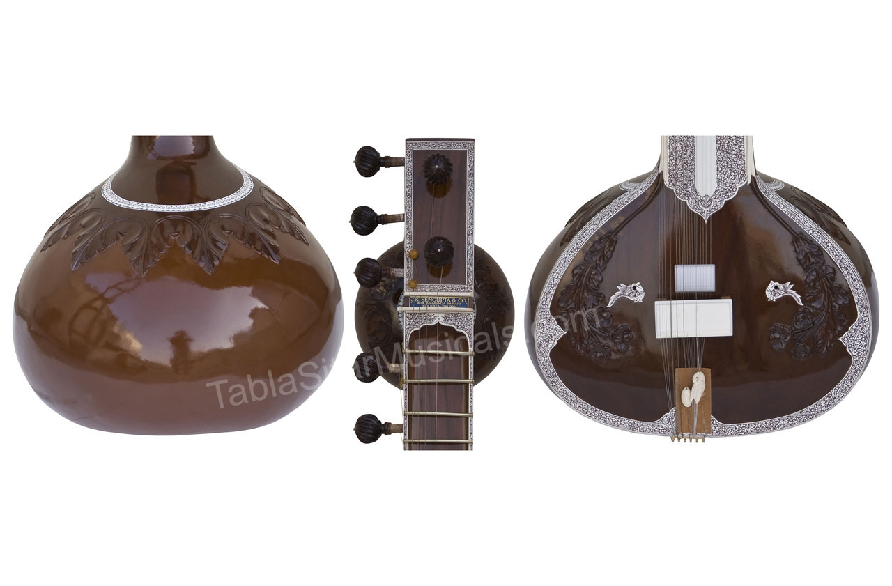Jayanta Kumar Sengupta sitar for sale, Ravi Shankar, Double Toomba, buy ...