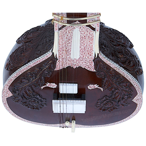 sitar to buy online, Double Toomba, Full Decorated, Angur Patta, buy ...