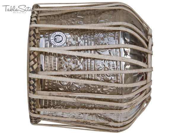 Maharaja Brass Dhama Set - Floral - Tabla Sitar Musicals