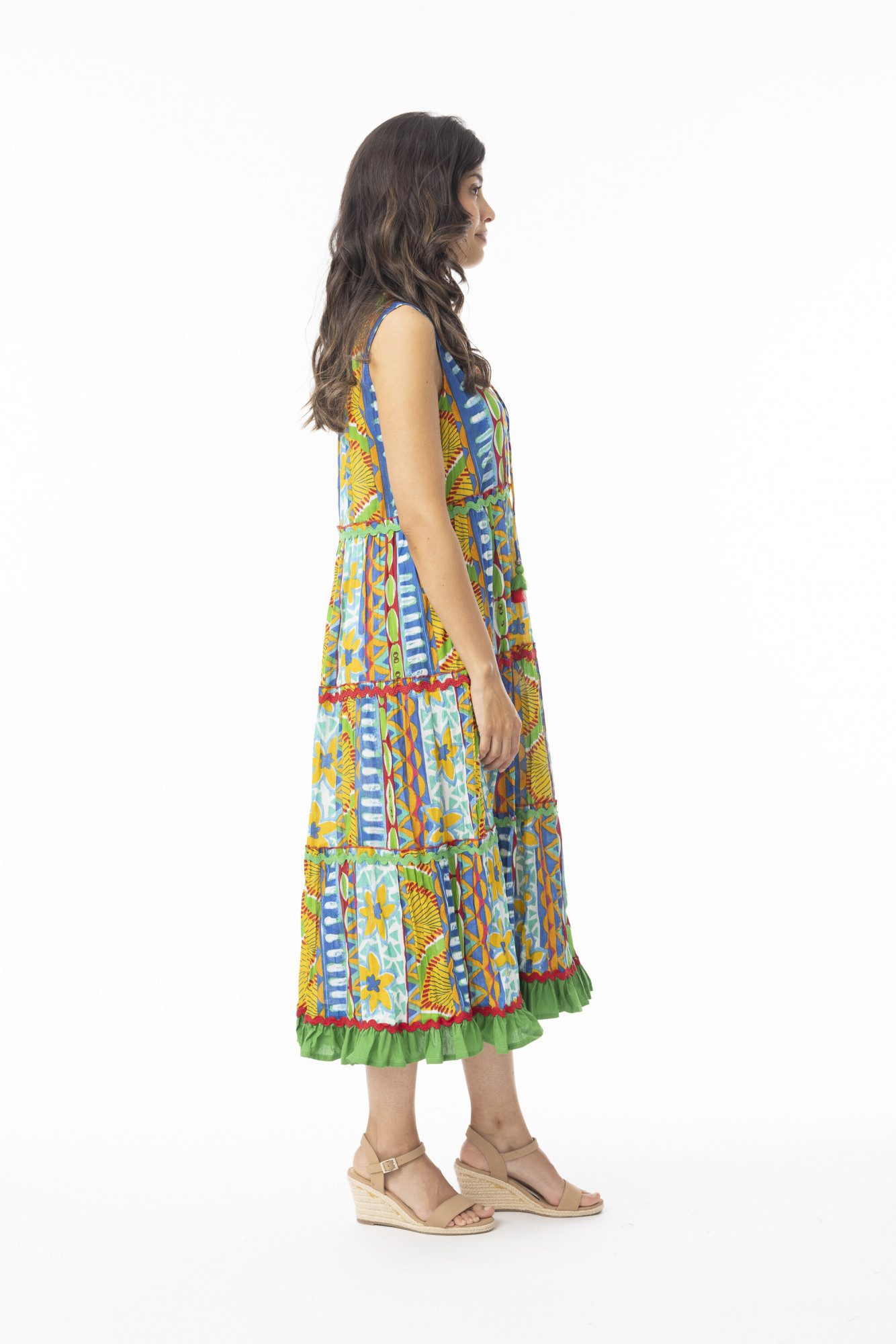 Ipanema Layers Sleeveless Dress in Print | Orientique | @alibiOnline