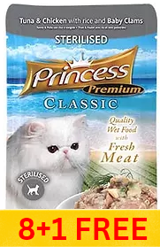 Princess Premium Pouch Chicken & Tuna With Rice