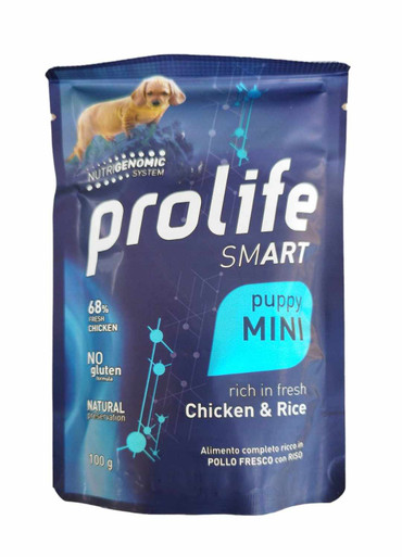 PROLIFE SMART PUPPY MINI CHICKEN & RICE 100G