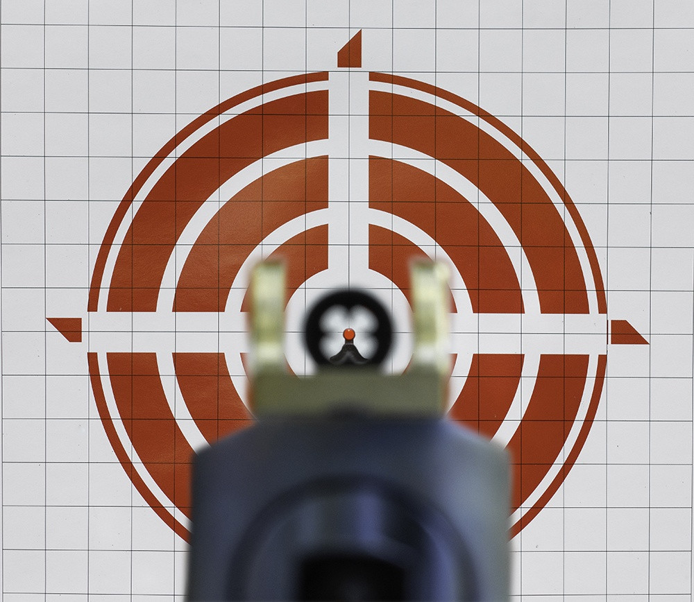 Order CloverLeaf Adjustable Peep Sight + 5" Picatinny Rail Scope Mount