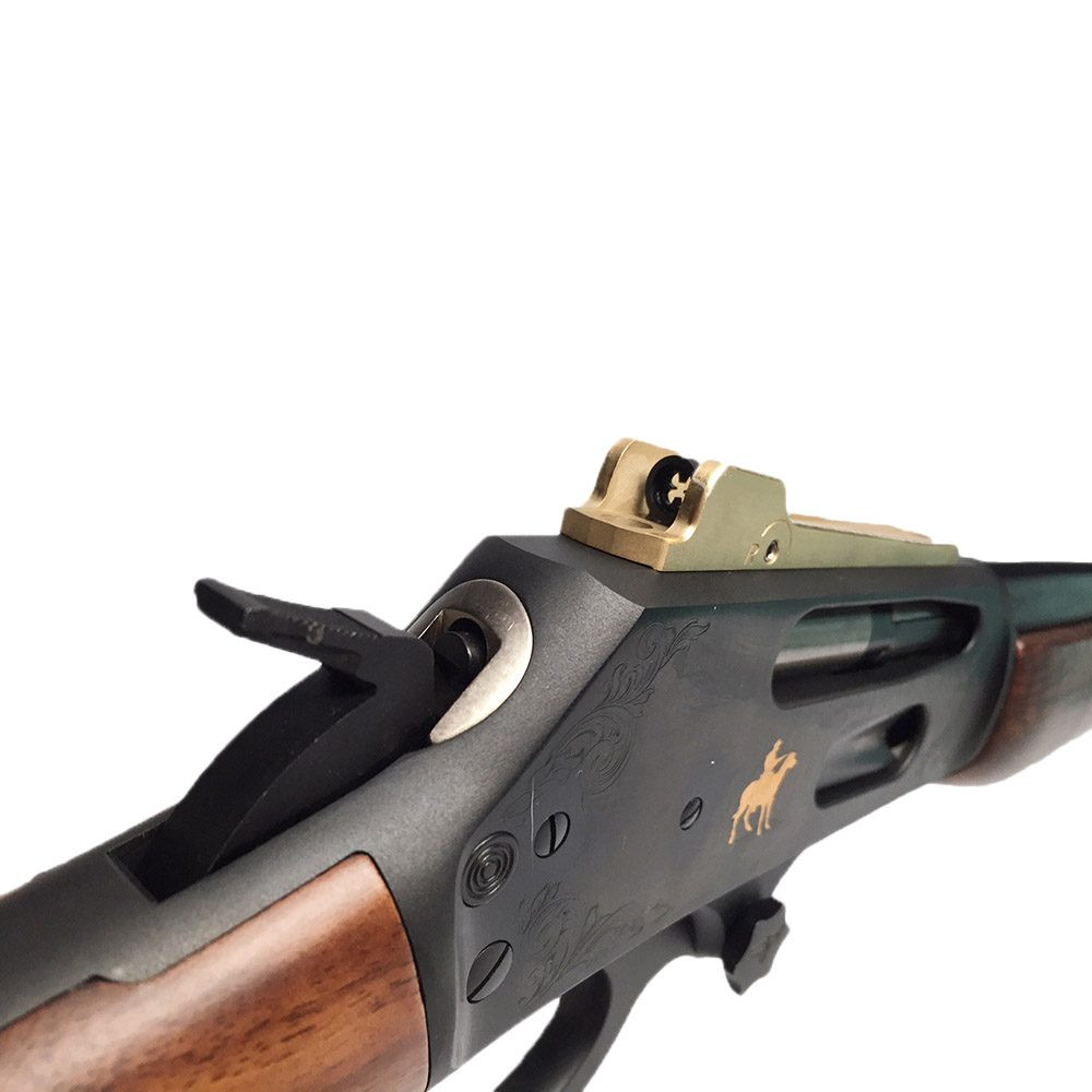 Henry Big Boy Lever Rifle Peep Sight Brass | 357mag, 44mag, 45colt