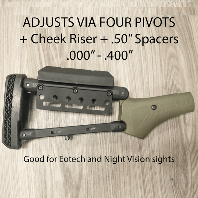 CHEEK RISER, TACTICAL BUTT STOCK | Lever action rifles