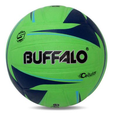 Buffalo Sports Hyper-Lite Cellular Rubber Netball - Green