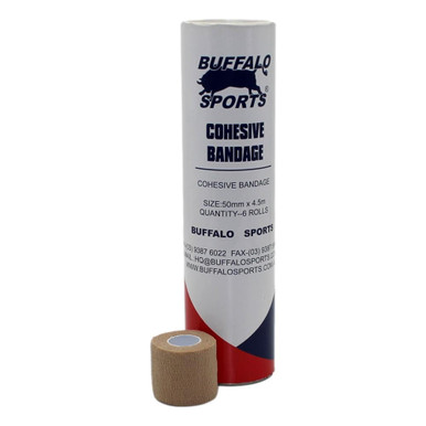 Cohesive Bandage Blood Tape 50mm x 4.5m Drum of 6 Rolls