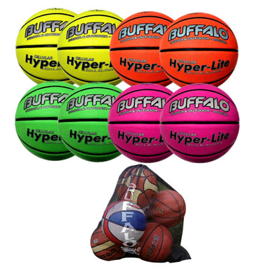 Buffalo Sports Hyper-Lite Cellular Basketball Set of 8 Balls