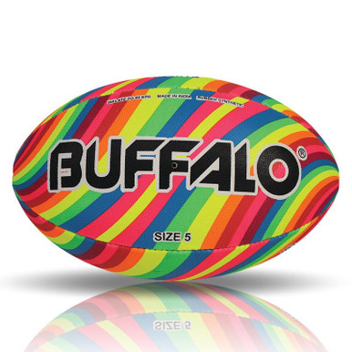 Buffalo Sports Rainbow Rugby League Ball