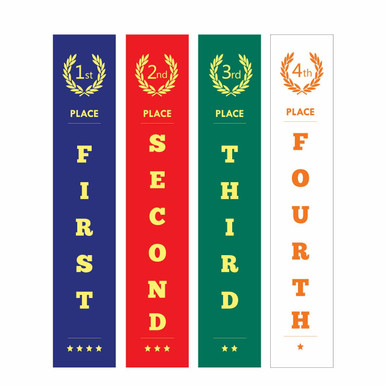 Place Ribbons - Pack of 100
