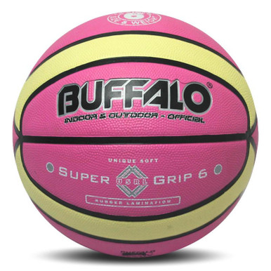 Buffalo Sports Cellular Rubber Basketball Pink and Cream