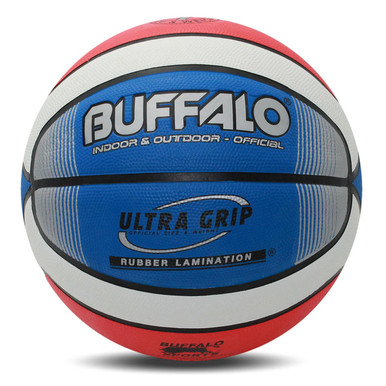 Buffalo Sports Cellular Rubber Basketball Red/White/Blue