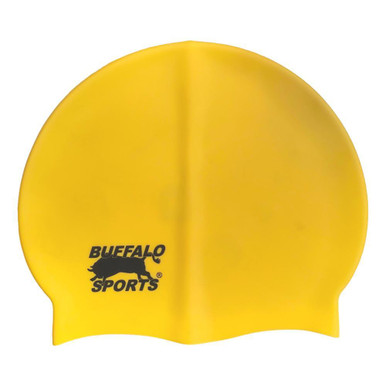 Buffalo Sports Deluxe Silicone Swim Cap