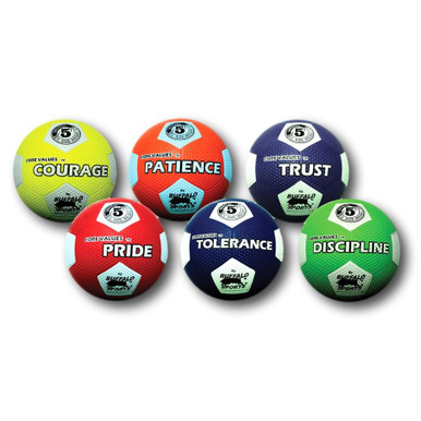 Core Values Cellular Rubber Soccer Balls - Set 2 Keywords