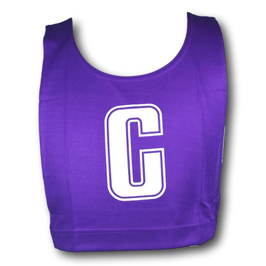 Buffalo Sports Netball Bib Set Purple/White